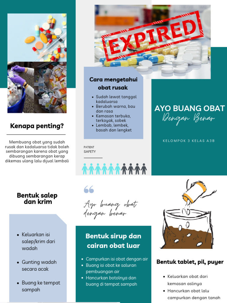 Cara Aman Buang Obat Kadaluarsa | PDF