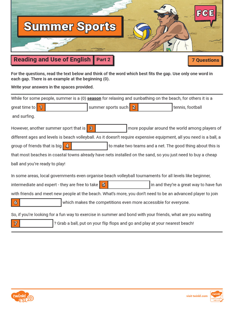 T e 1687772026 Esl b2 Fce Reading and Use of English Part 2 Practice ...