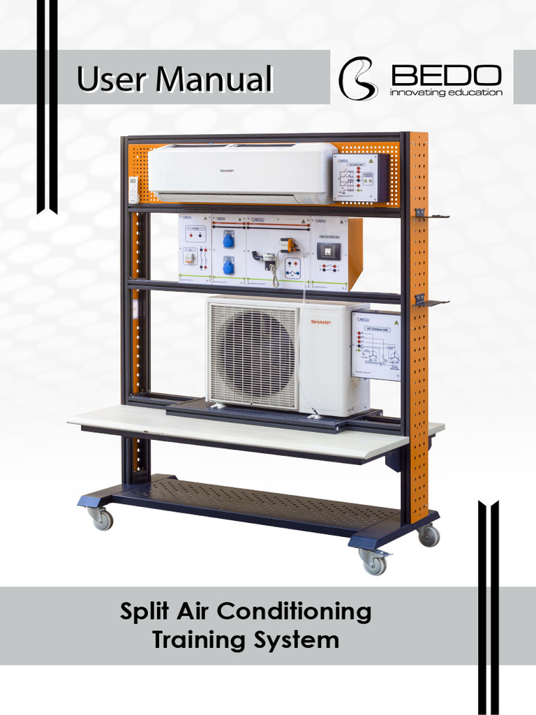 Split Air Conditioning Training System | PDF | Air Conditioning | Electromechanical Engineering