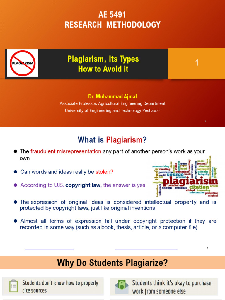 Lecture 9-Plagiarism and its types | PDF | Plagiarism | Turnitin