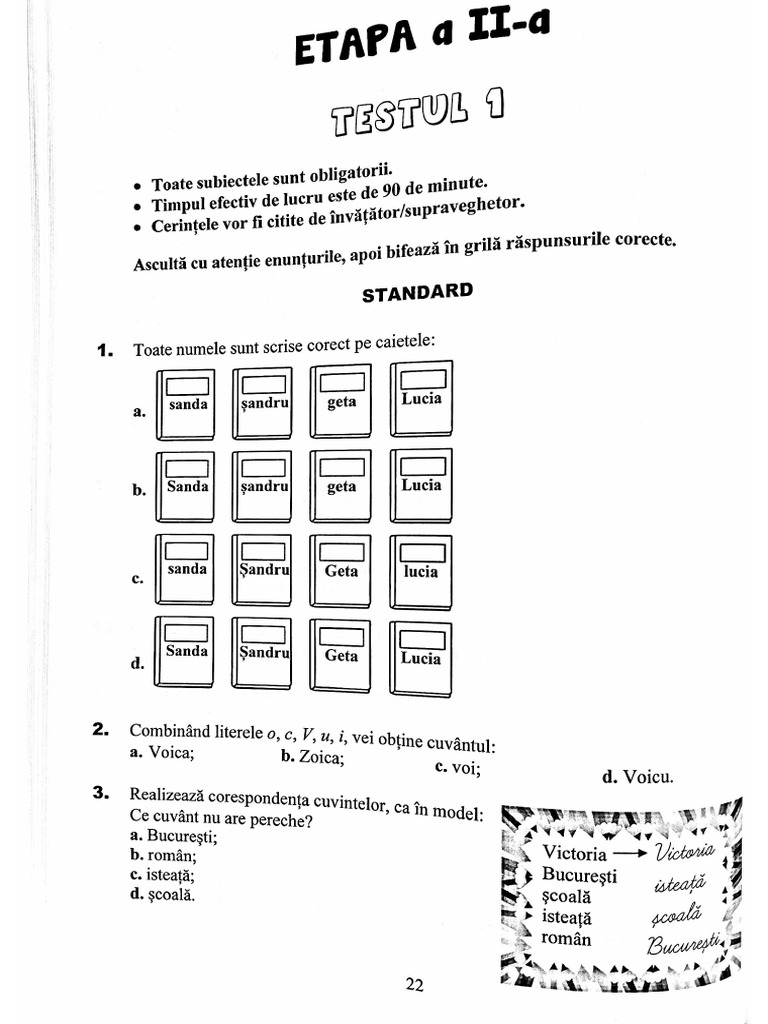 Comper Etapa II - Modele CLR | PDF