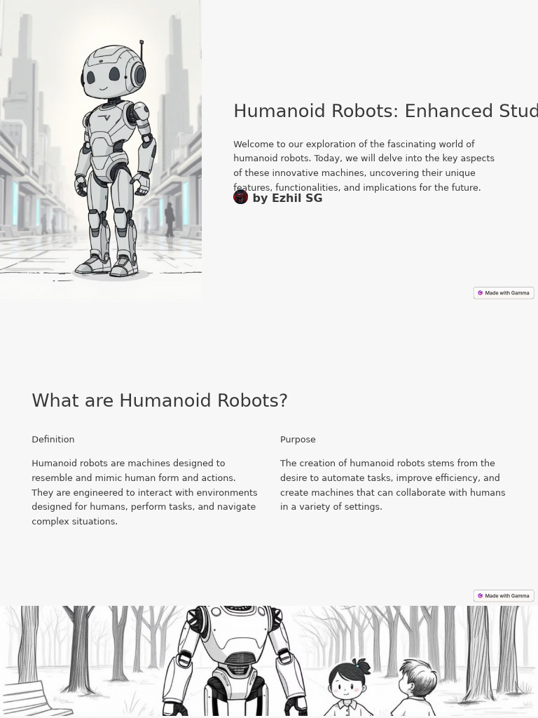 Humanoid Robots | PDF | Robot | Robotics