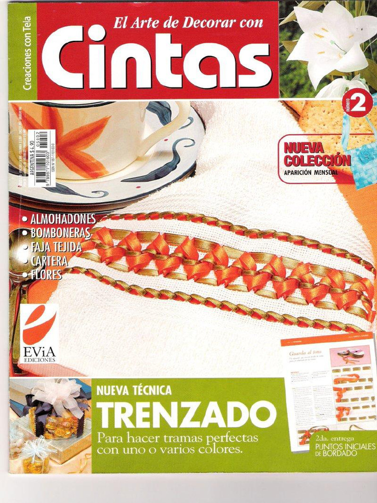 El Arte de Decorar Con Cintas #2 - Nueva Tecnica Trenzados | PDF