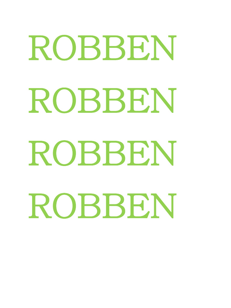 Robben Robben Robben Robben | PDF