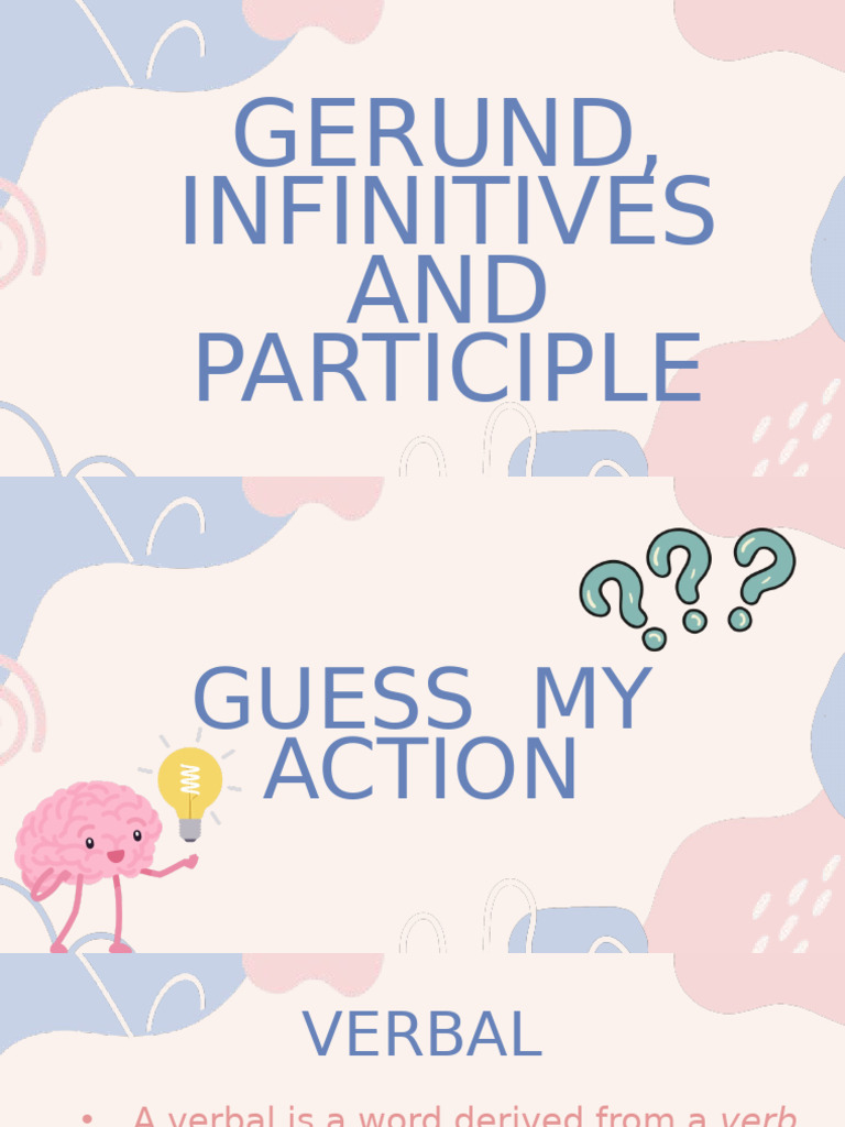 Gerund Participle Infinitives | PDF | Verb | Linguistic Typology