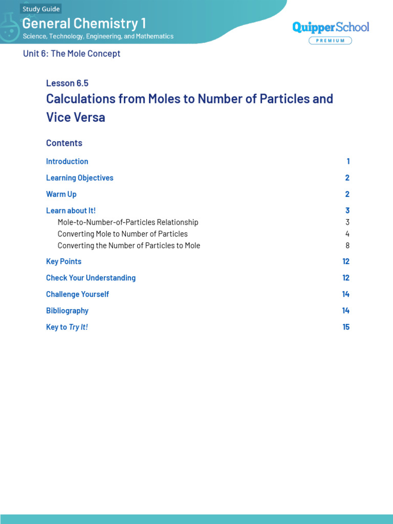 Mojica Angelico D.CHM1 11 - 12 Q1 0605 FD | PDF | Mole (Unit) | Chemistry
