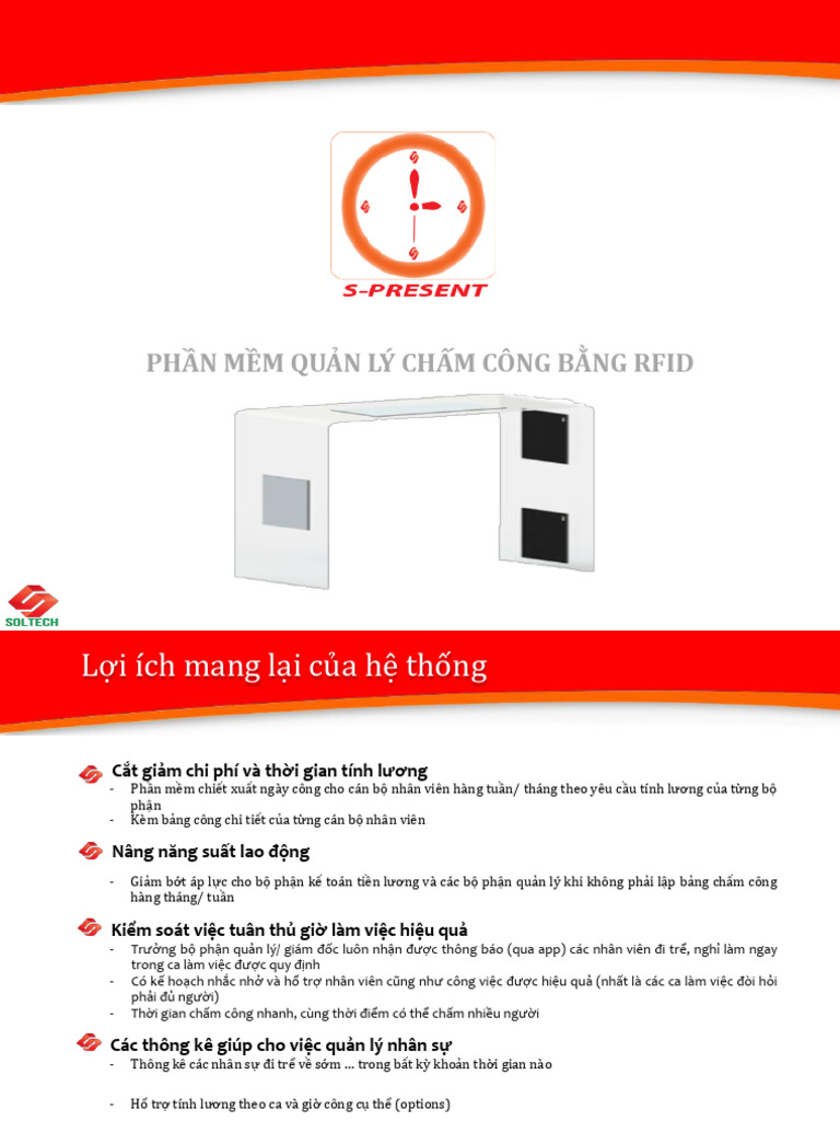 S-Present chấm công RFID | PDF