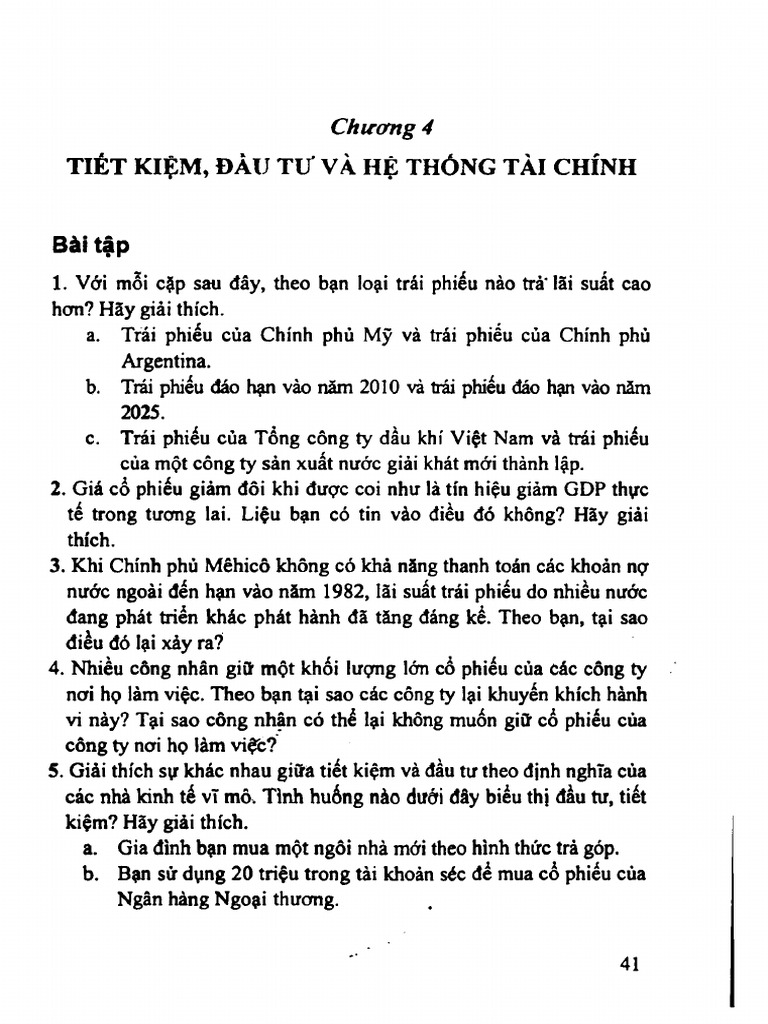 Bai Tap C3 Tiet Kiem Dau Tu Vix Mo | PDF