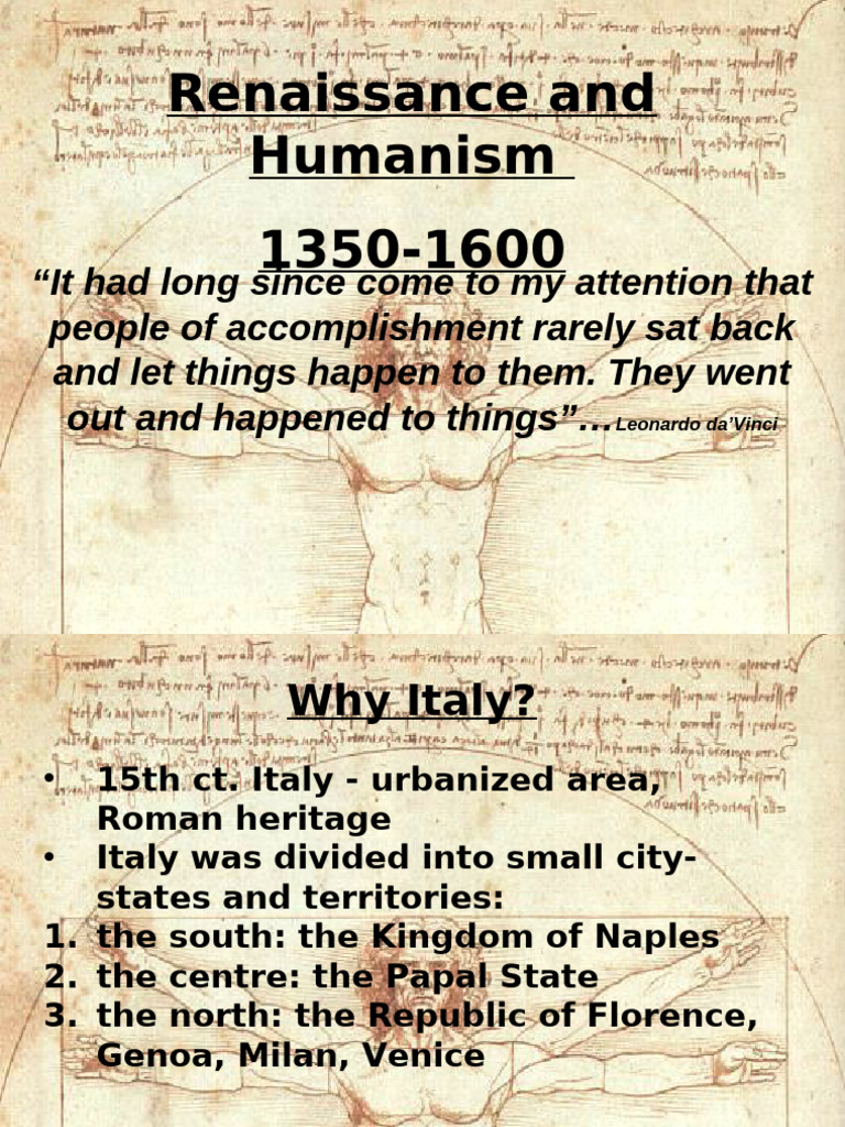 Renaissance and Humanism | PDF | Renaissance | Humanism