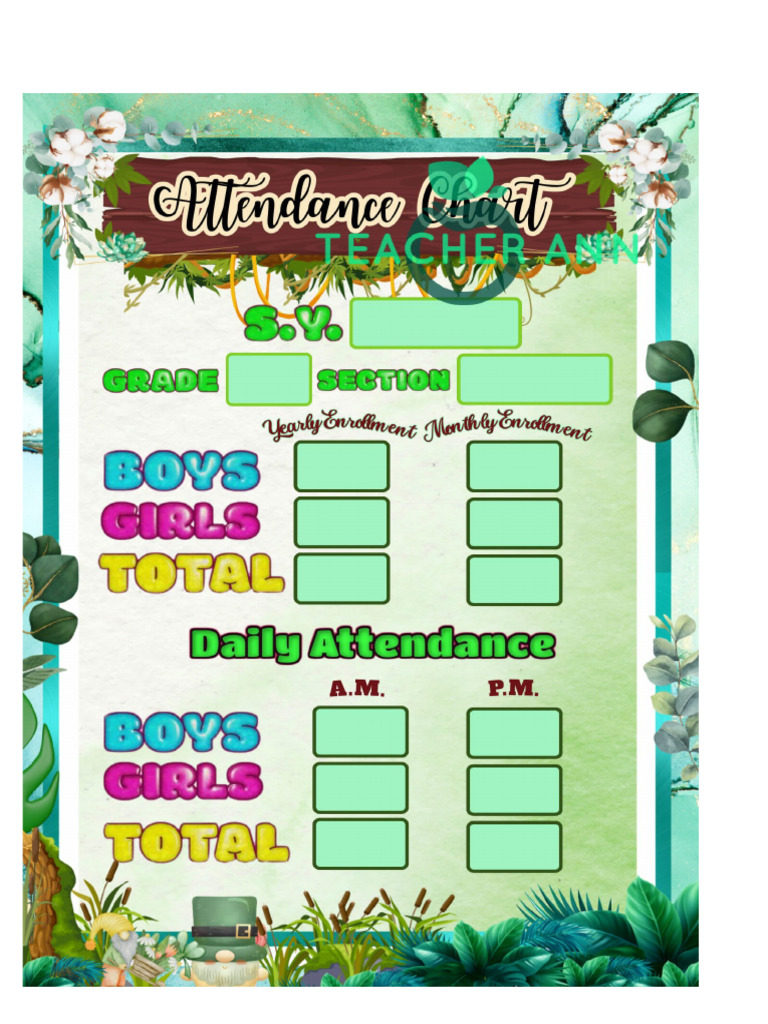 Attendance Chart | PDF