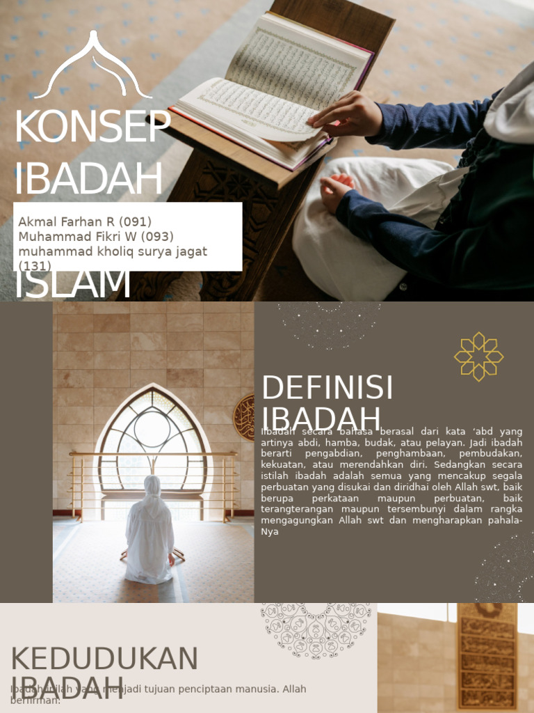 Presentasi Aik Konsep Ibadah | PDF