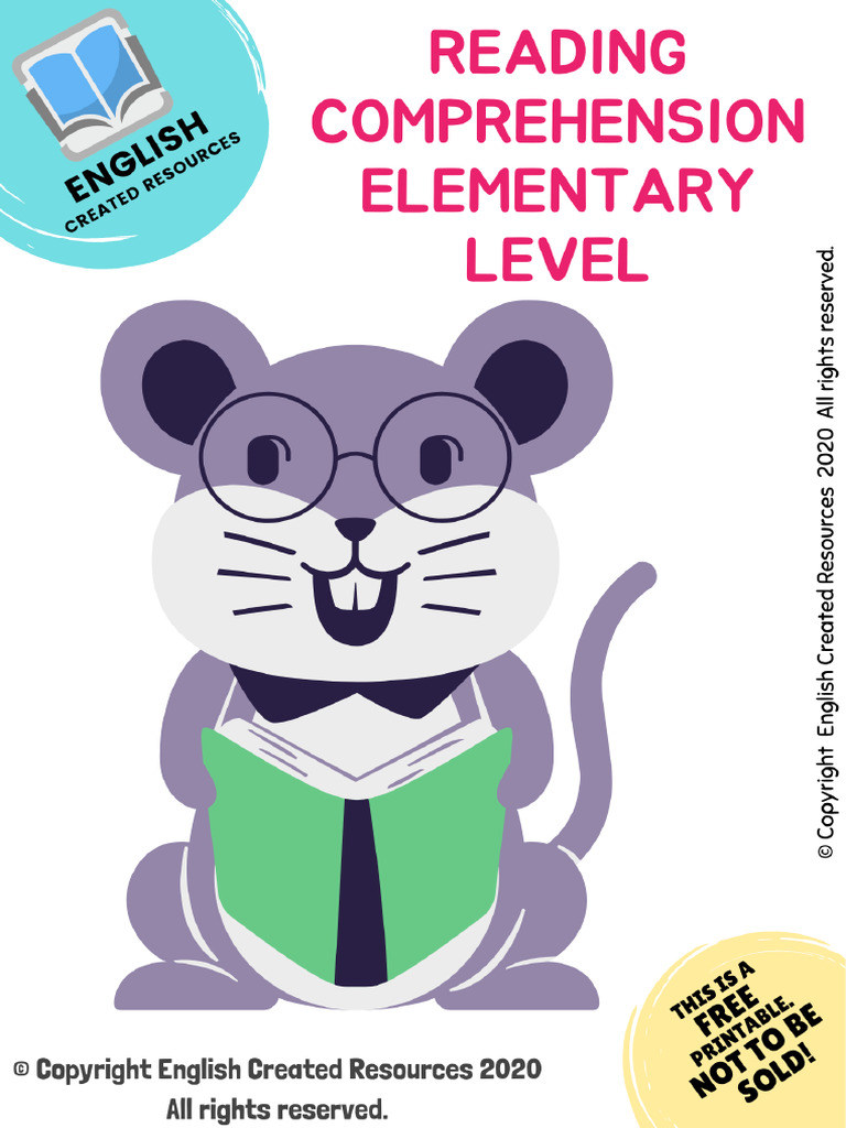 Reading Comprehension Elementary Level | PDF