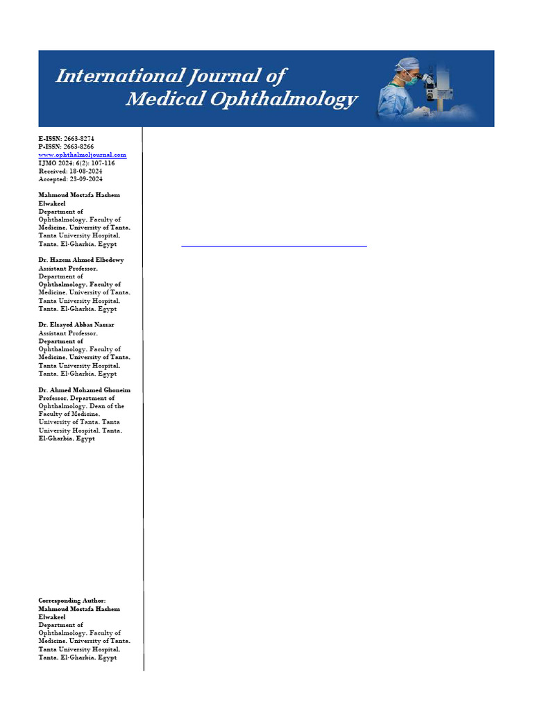 Results of intracameral dexamethasone injection versus intracameral ...