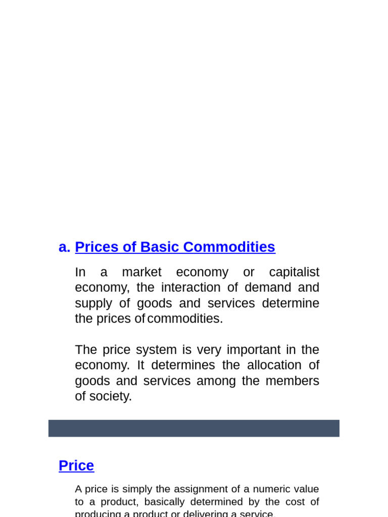 Understanding Price Systems in Economics | PDF