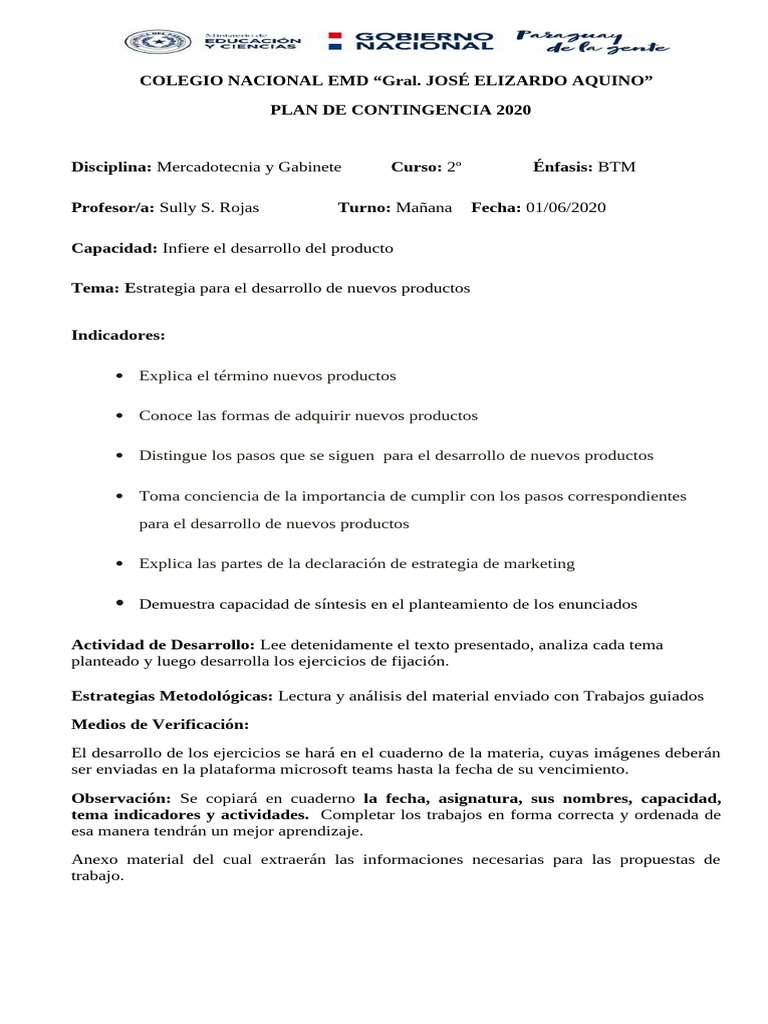 2º BTM - Tarea 6 - Mercadotectinia - Estrategia para El Desarrollo de ...