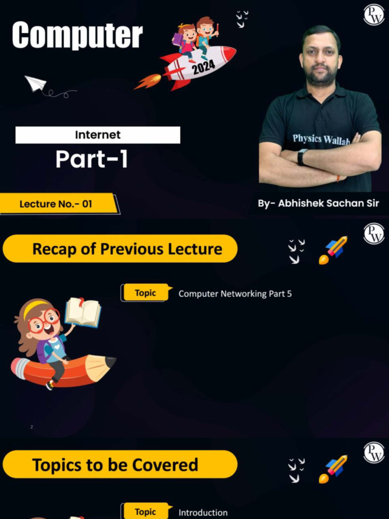 1-Internet 01 Class Notes Basics of Computer Applications | PDF