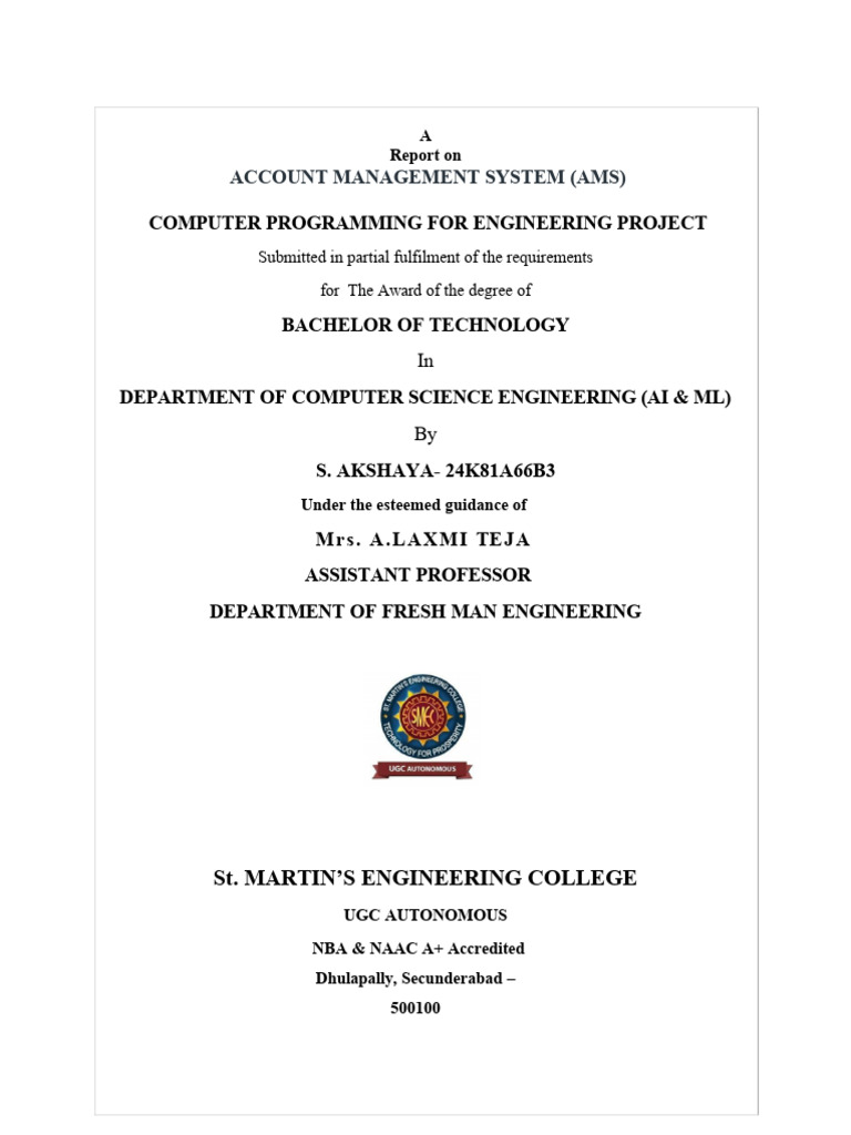 PPS Project (Akshaya-B3) CSM-B | PDF | Computer File | Computer Program