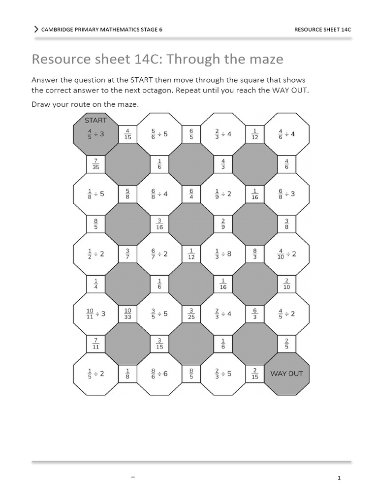 Prim Maths 6 2ed TR Resource 14c | PDF