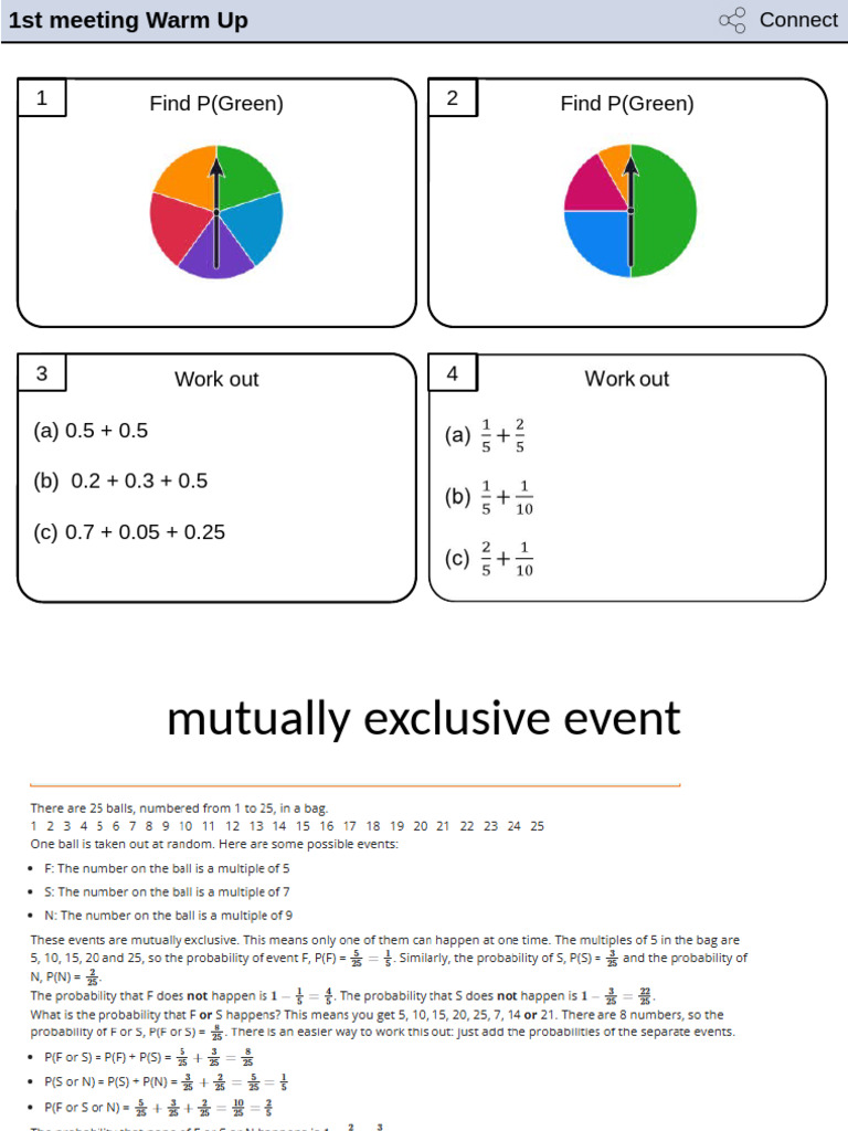 Unit 5 Probability Grade 9 | PDF | Probability