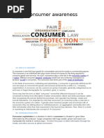 Class 10 Project on Consumer Awareness | PDF | Consumer Protection | Goods