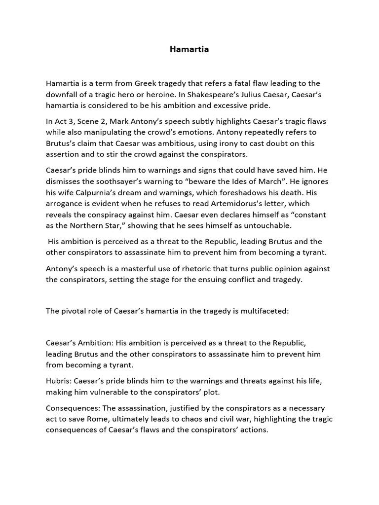 Hamartia | PDF