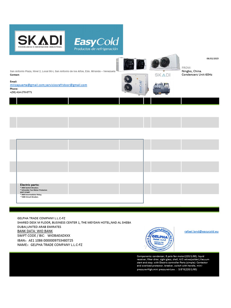 Easycold EEA y EUC PLUS Models Project REFRIDOOR - V3 Seleción MILIZA ...