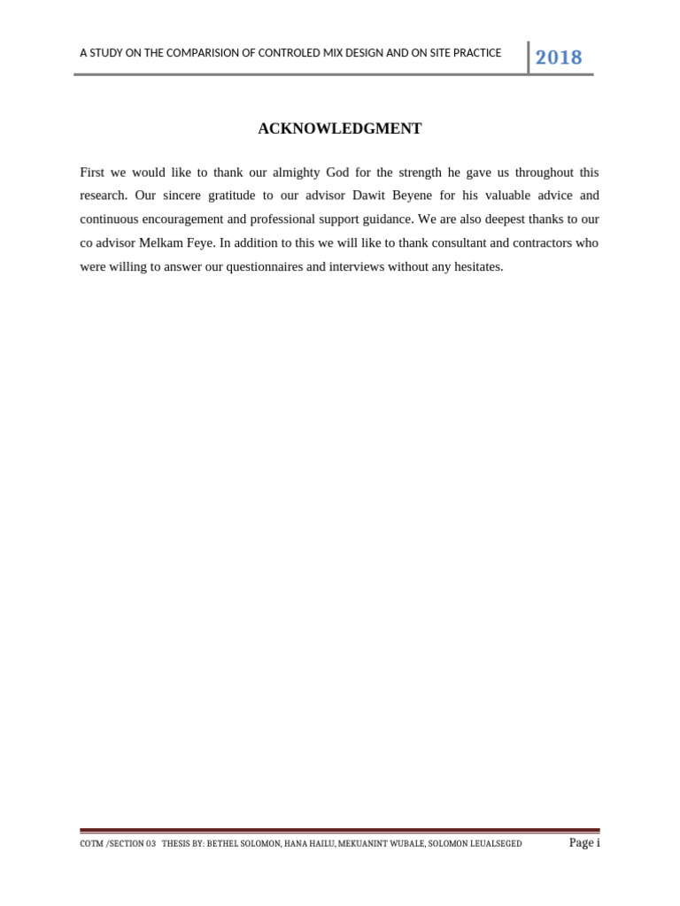 Final Thesis Mix Design G-8 | PDF | Concrete | Cement