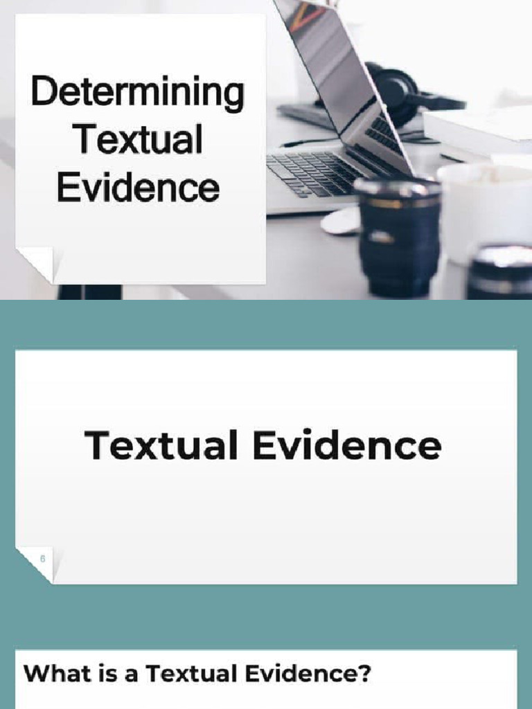 Lesson 3 Determing Textual Evidence 1 | PDF