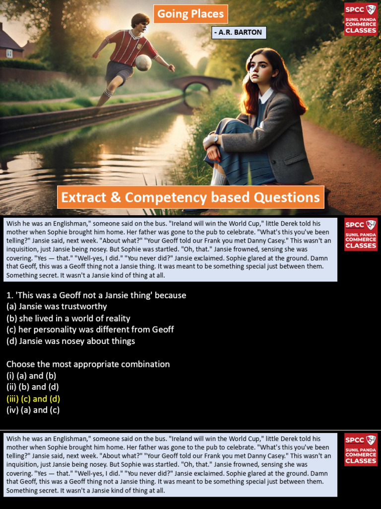 Extract-Based Questions on "Going Places" | PDF