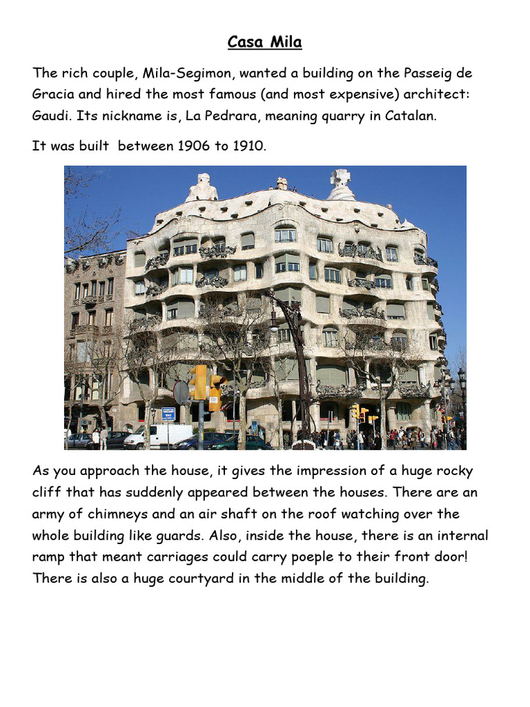 Casa Mila | PDF