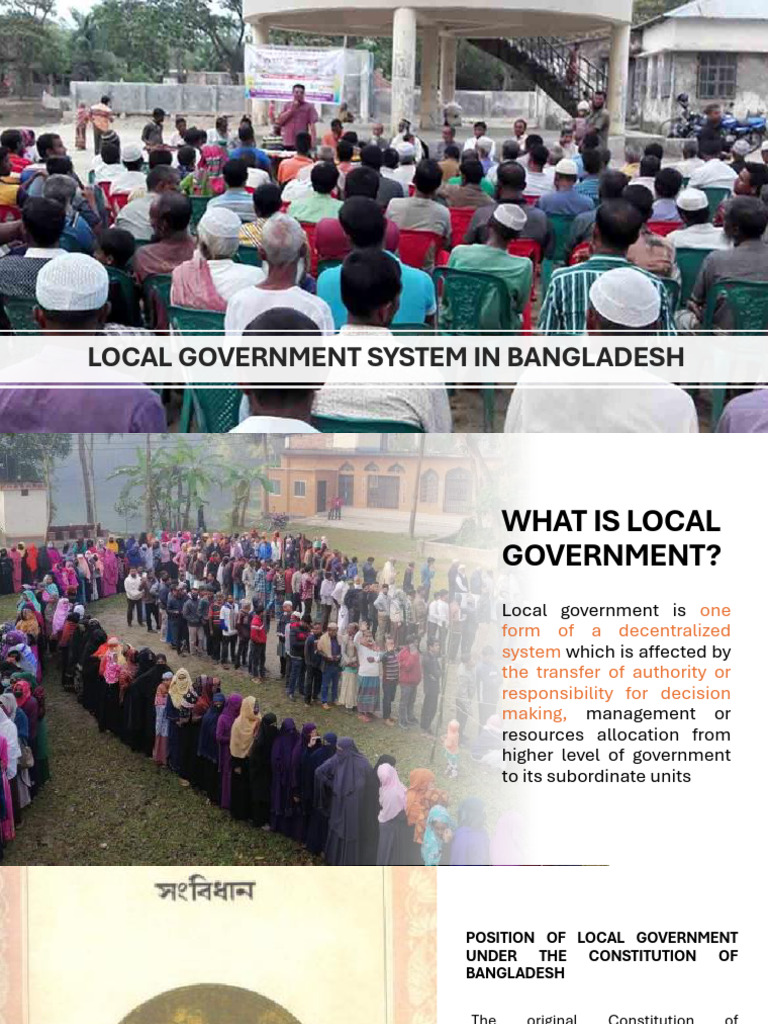 Local Government Structure in Bangladesh | PDF