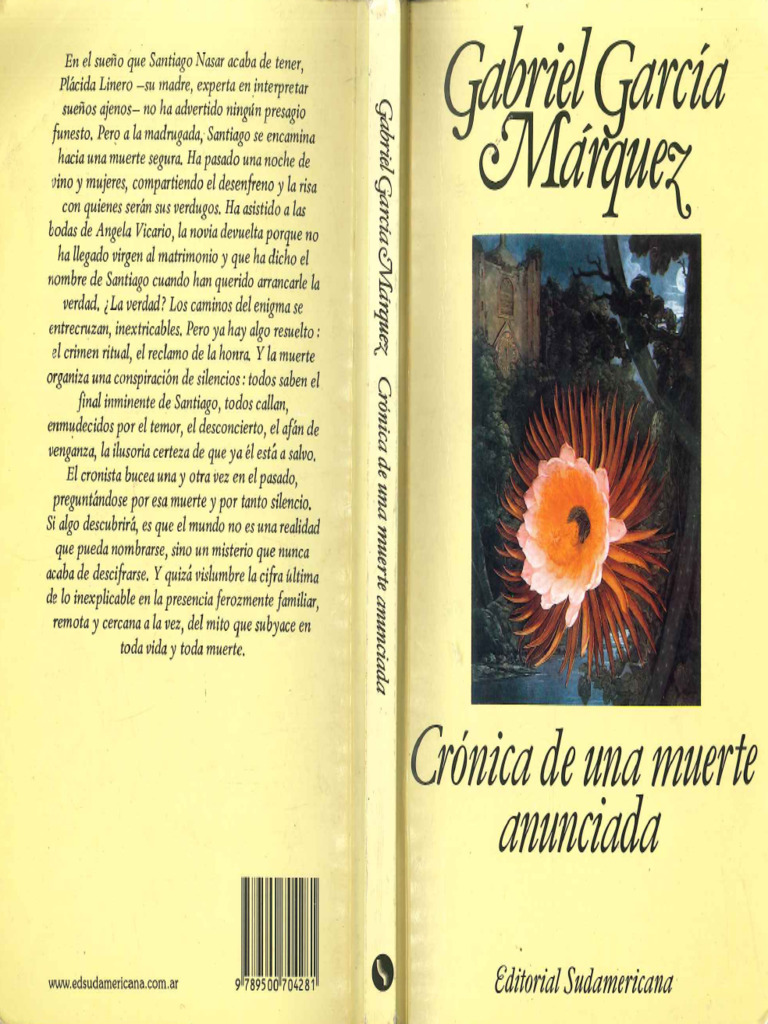 Cronica de Una Muerte Anunciada | PDF