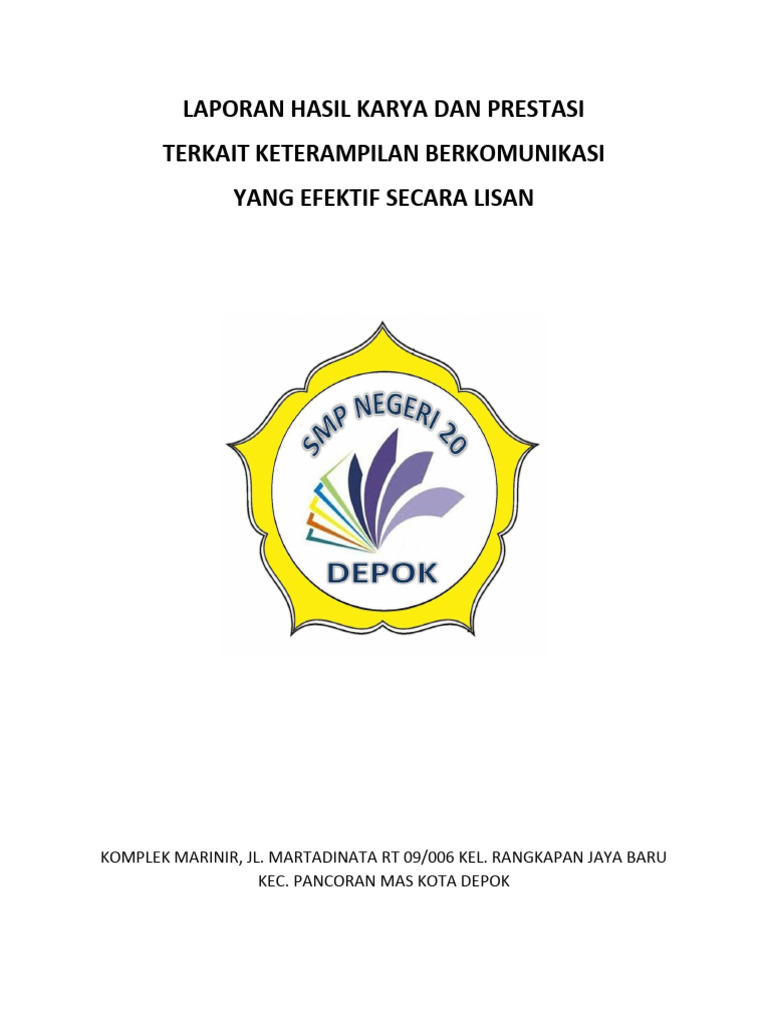 Lap Hasil Karya Lisan | PDF