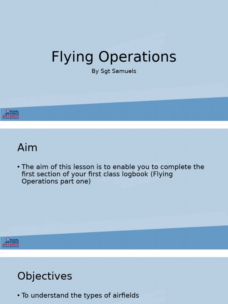 Understanding Airfield Types and Features | PDF | Runway | Aerodrome