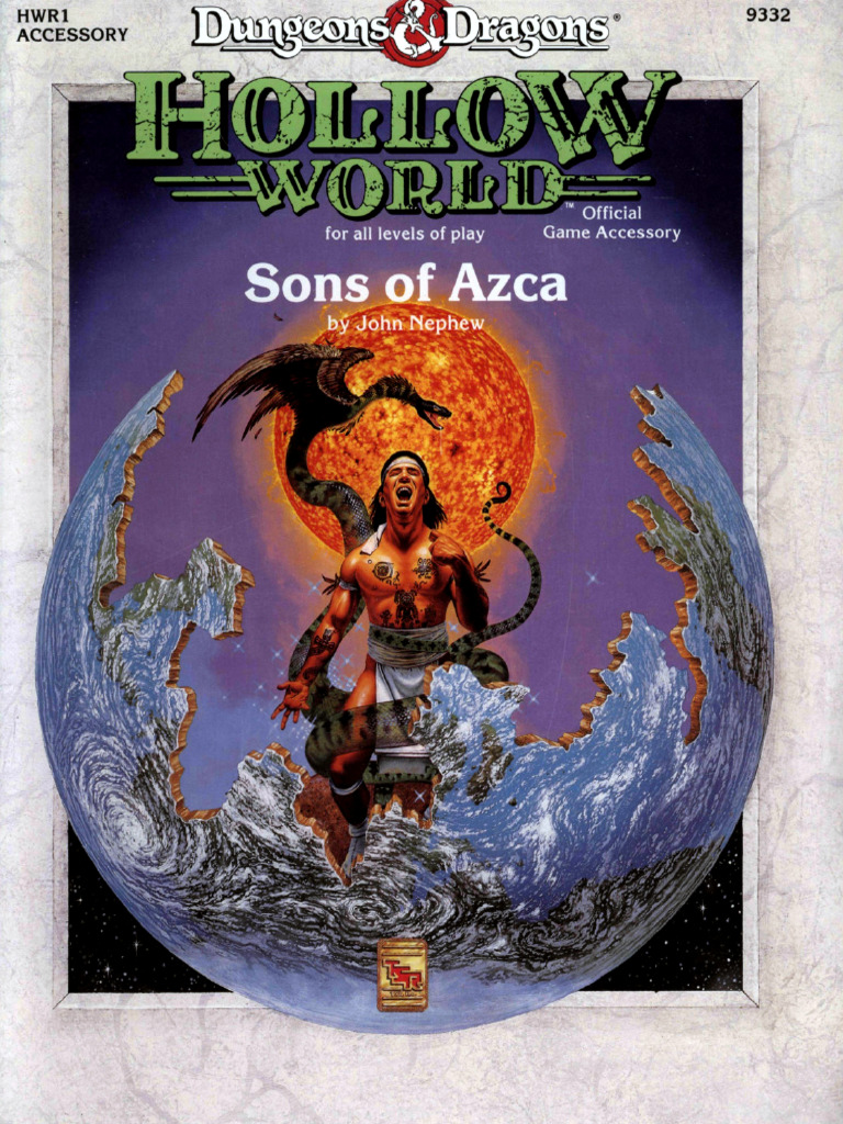 HollowWorld - HWR1 - Sons of Azca | PDF | Tsr, Inc. | Dungeons ...