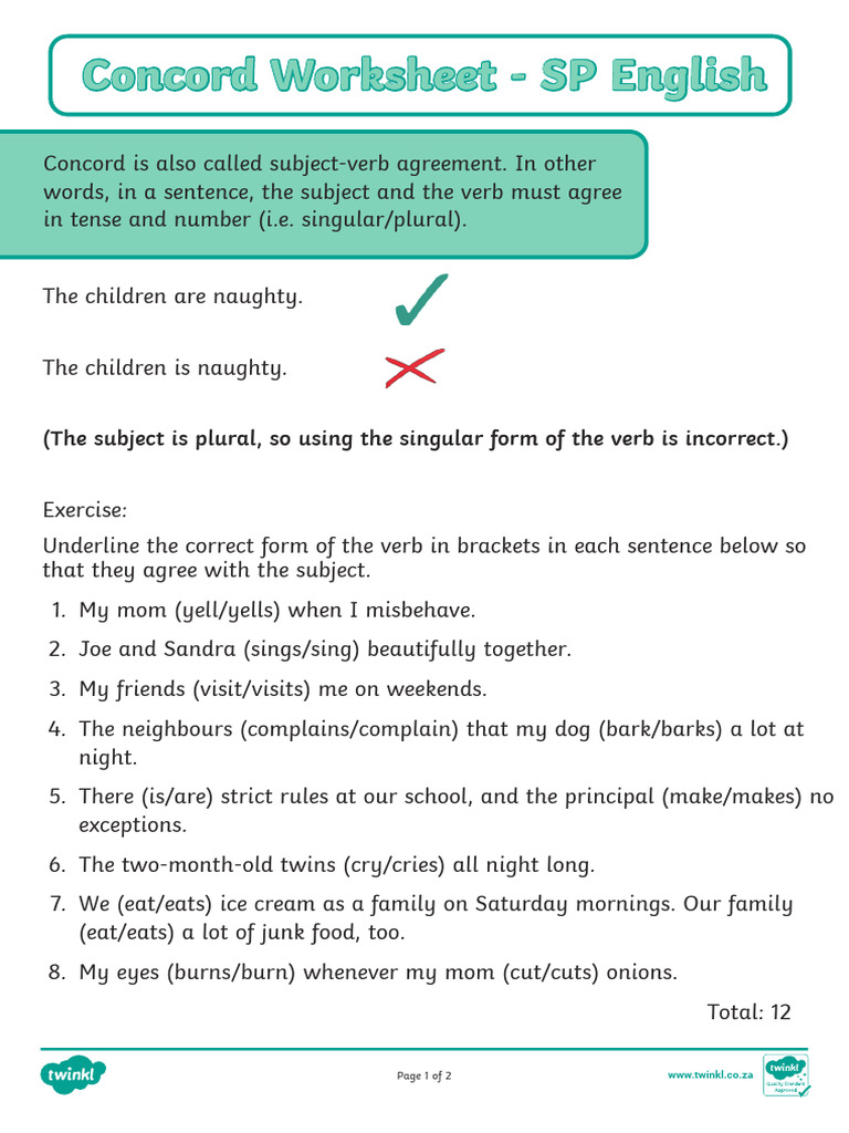 Za Hl 1659077797 Concord Worksheet Sp Englishver1 Ver 2 | PDF