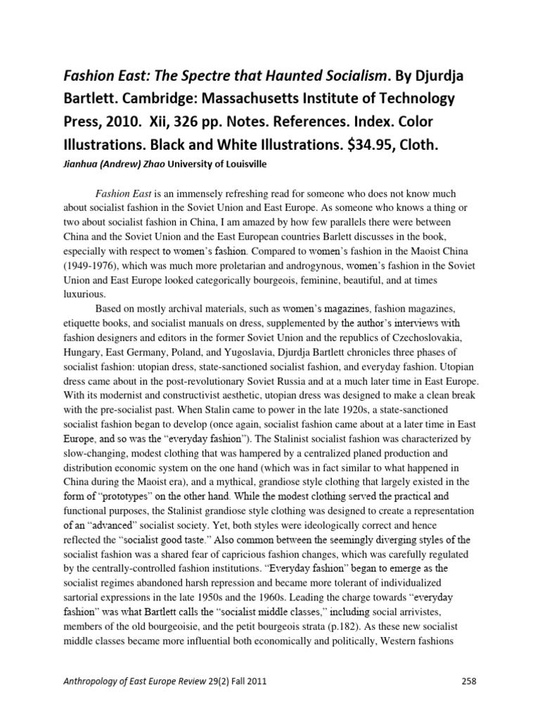 Fashion East The Spectre That Haunted So | PDF | Ideologies | Anti ...