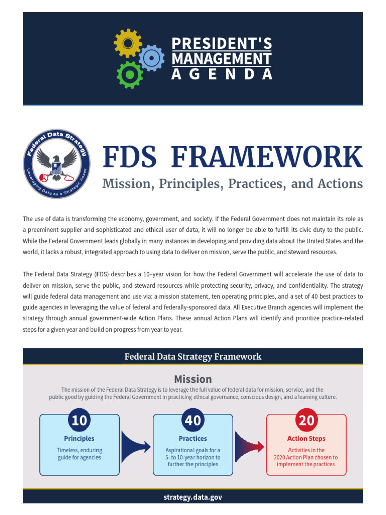2020 Federal Data Strategy Framework | PDF | Privacy | Governance