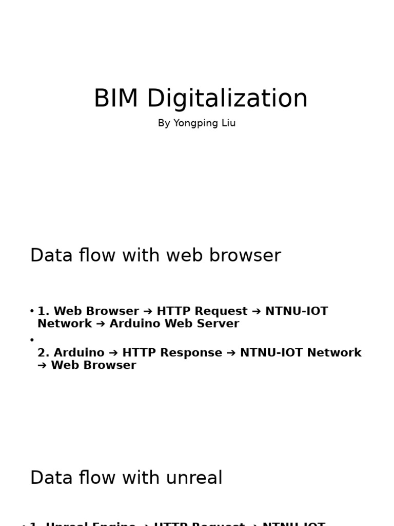 Bim Unreal Digital Twin - Lecture13 | PDF