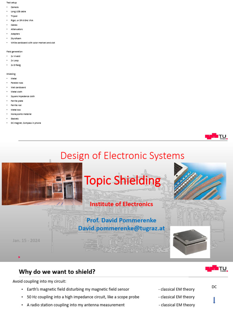 Shielding Techniques in Electronic Systems | PDF | Antenna (Radio ...