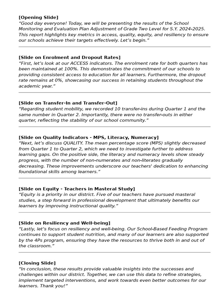 Narration-Script Mam Yzza | PDF