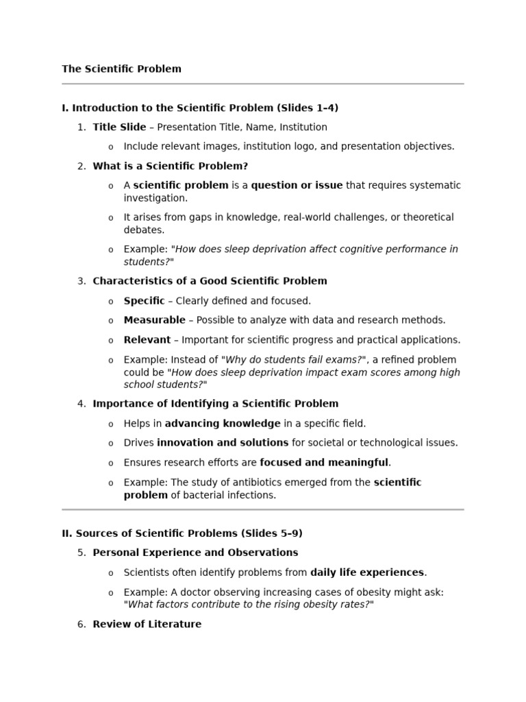 Understanding Scientific Problems | PDF | Science | Knowledge