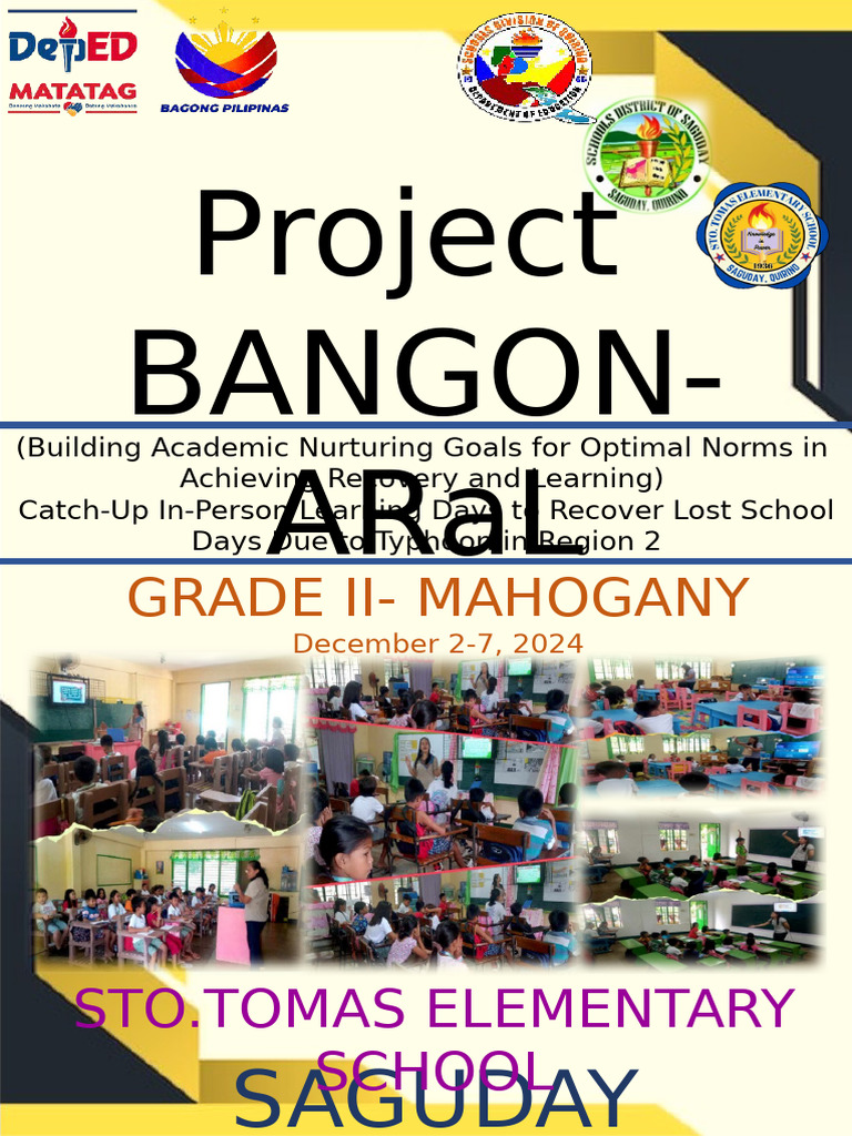 Bangon Aral Front Page | PDF