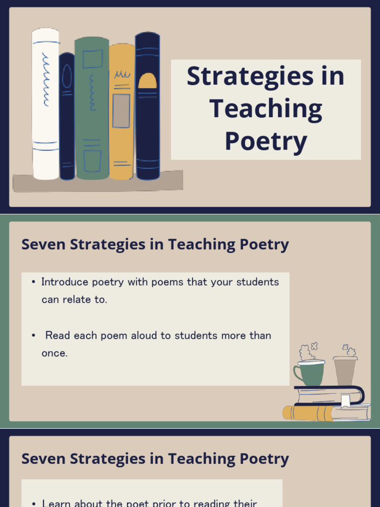 Effective Strategies for Teaching Poetry | PDF | Educational Assessment ...