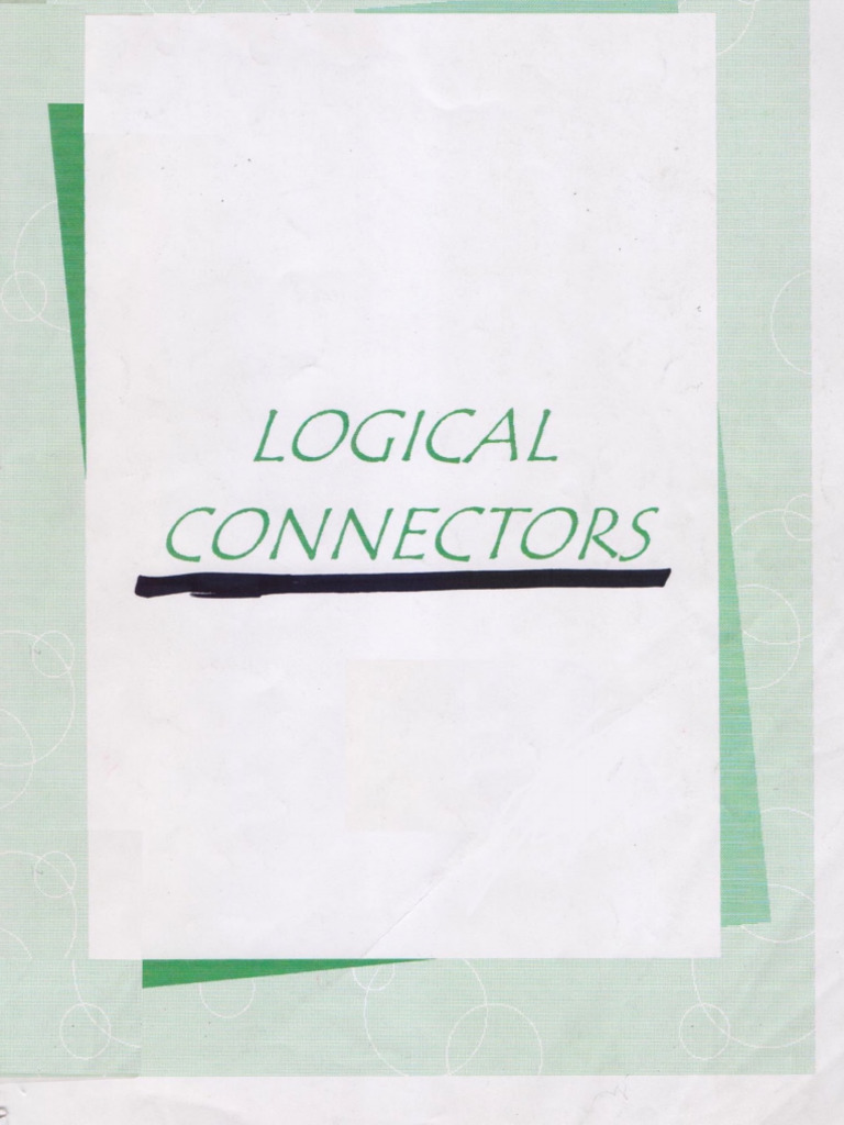 Logical Connectors 2 | PDF