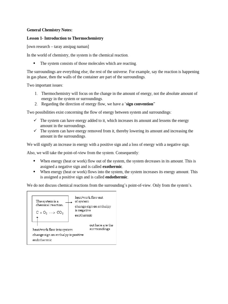 General Chemistry Notes | PDF