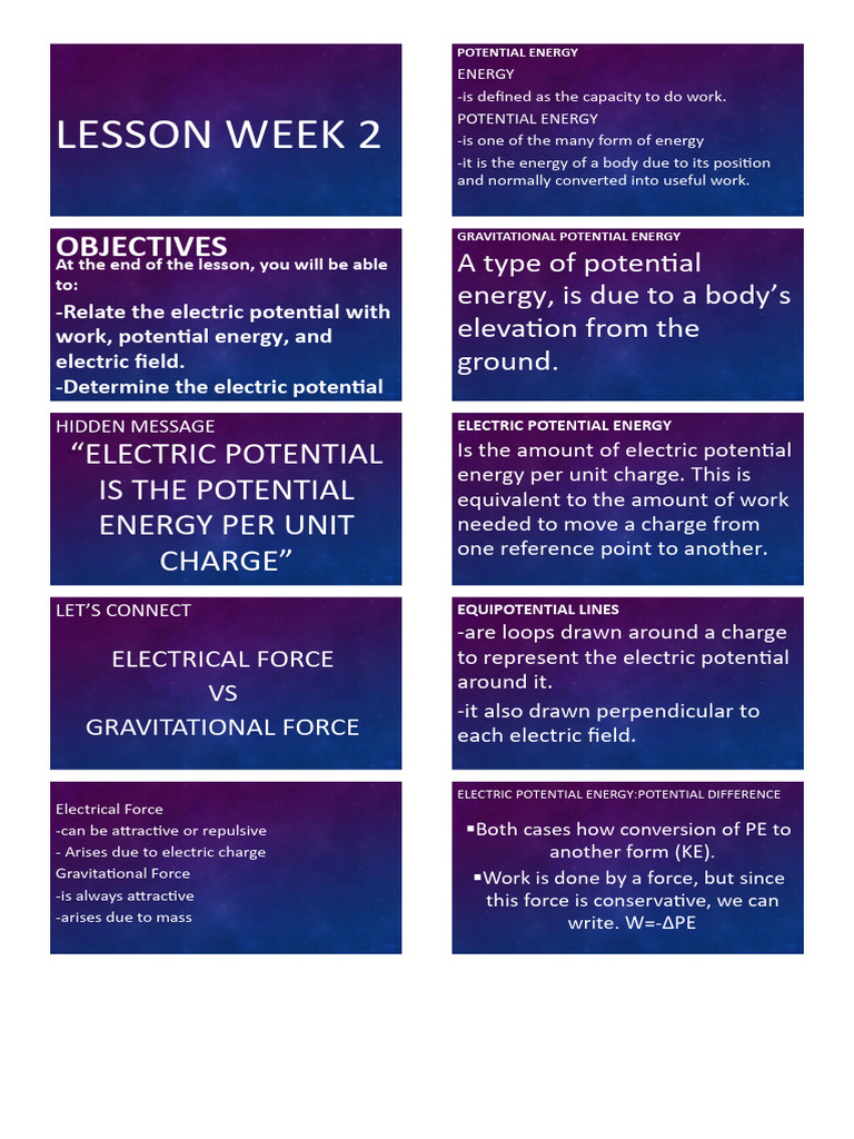 Week 2 Physics 2 | PDF