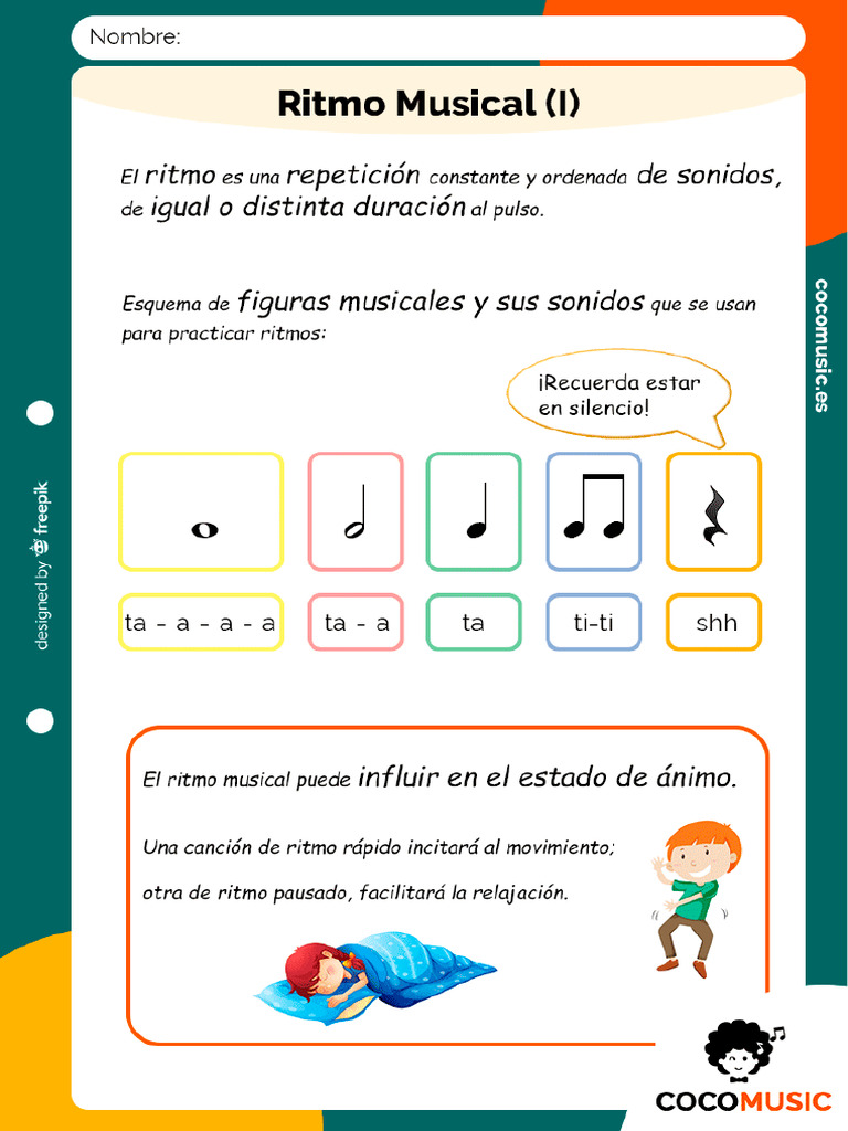 T BASICO 5 6 7 8 Ritmo Musical | PDF