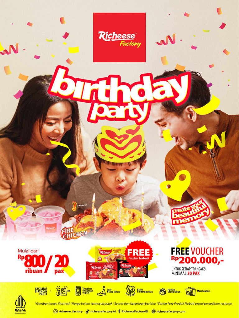 Brosur Birthday | PDF