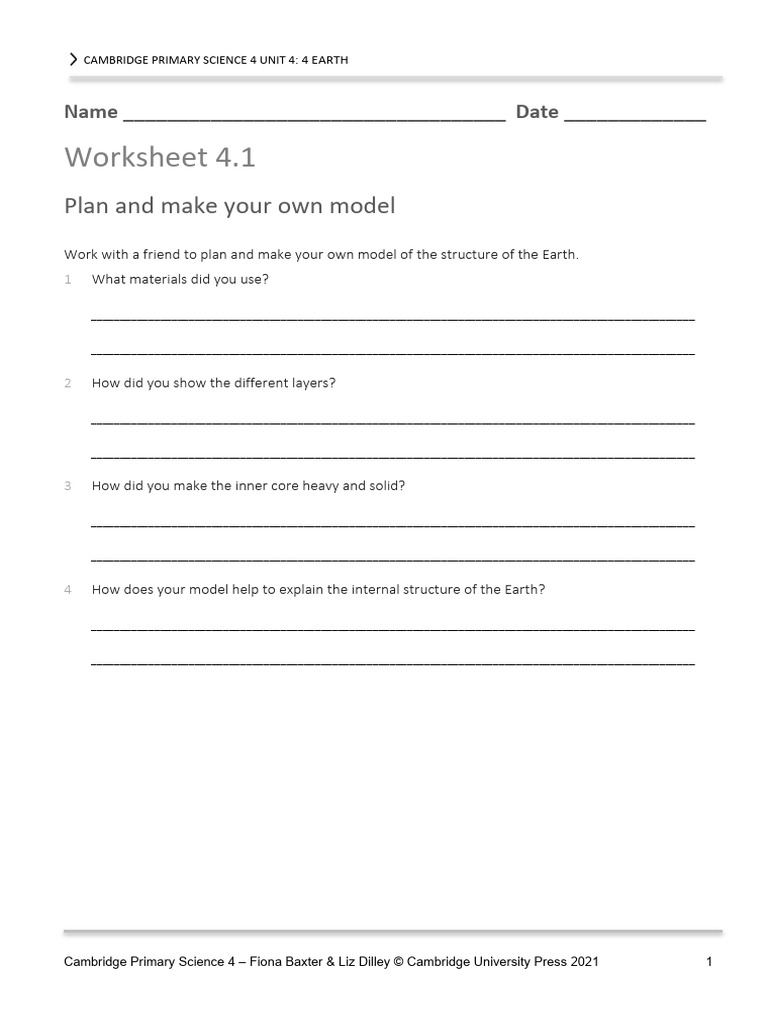 P_Science_4_Worksheets_Unit 4 | PDF | Orangutan | Trees